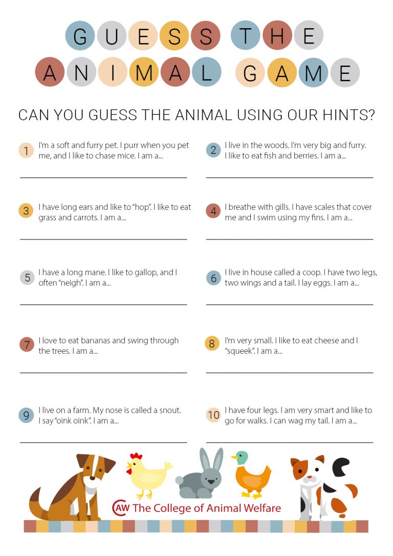 Animal Activities for Kids
